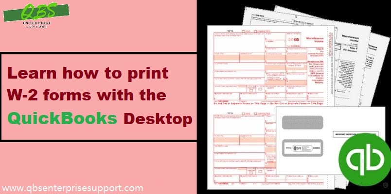 Print W 2 Forms In QuickBooks Desktop Updated Guide 2023 